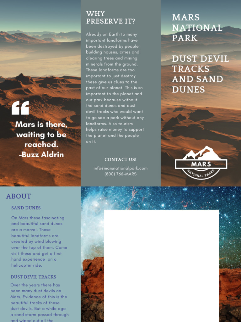 Explore Mars' Dust Devil Tracks | PDF