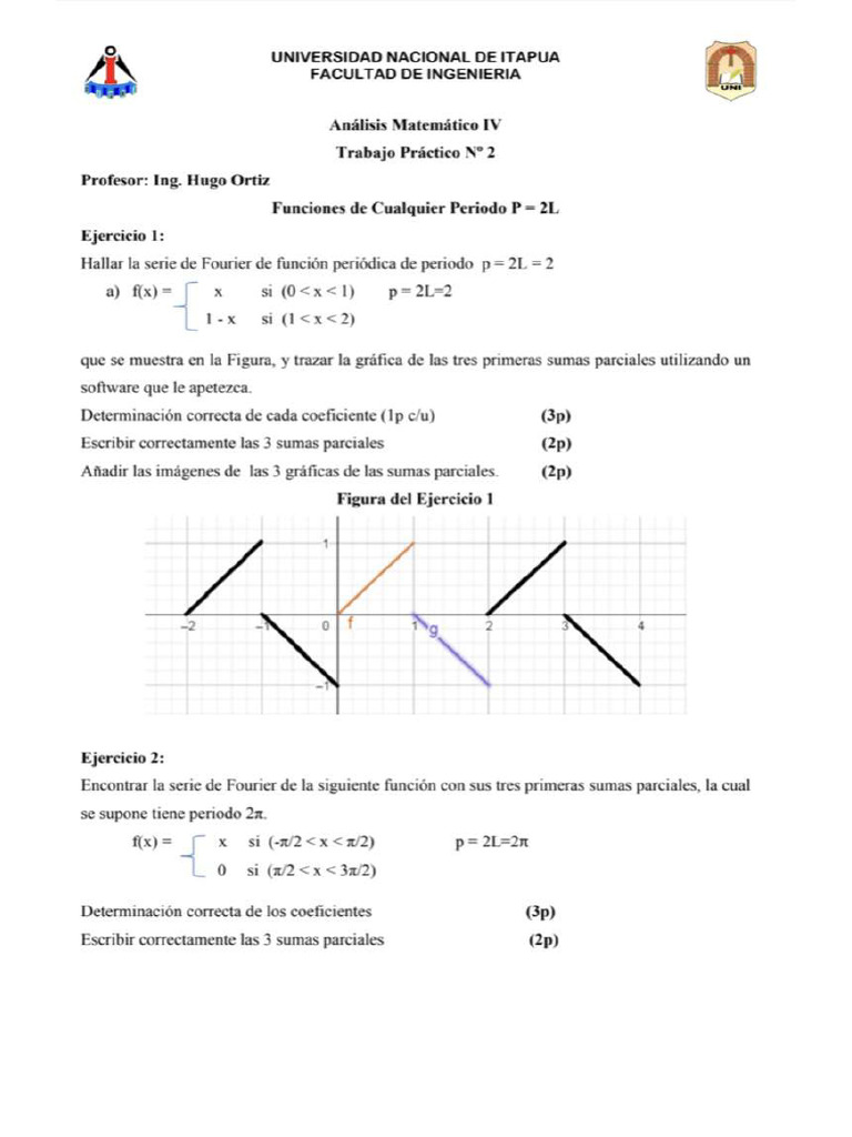 TP. N. 2. Análisis IV. Arnaldo Melgarejo | PDF
