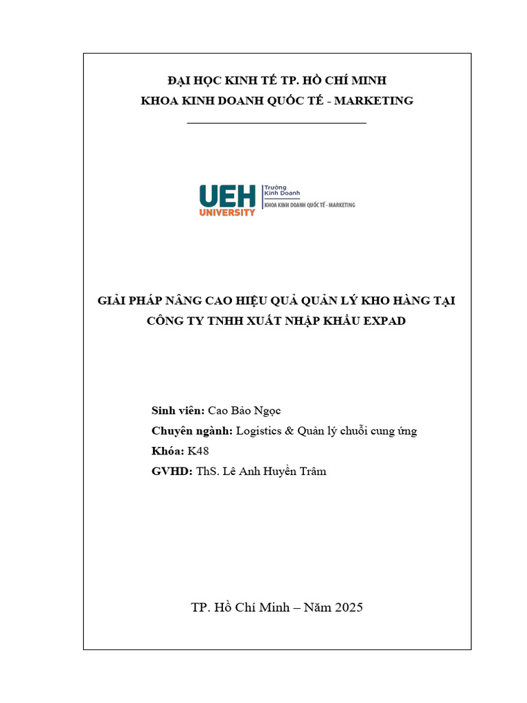 31221022457 Cao Bảo Ngọc Kltn | PDF