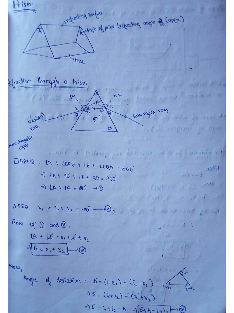 Prism and Optical Instrument | PDF