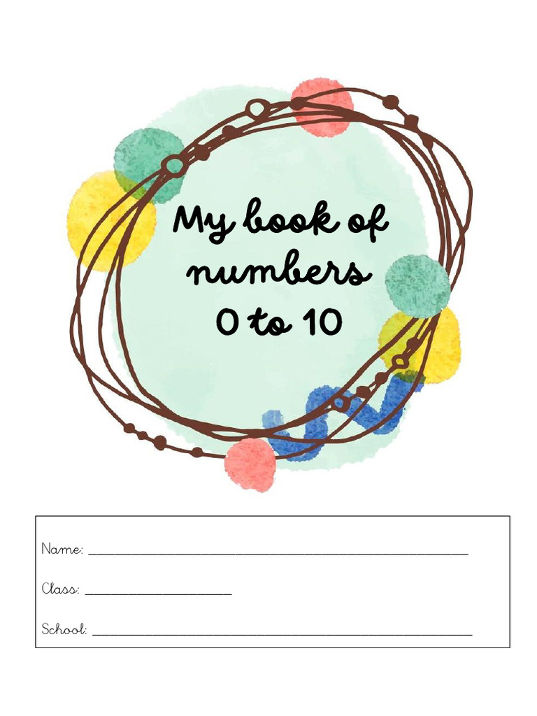 Numbers 0-10 Activity Book | PDF