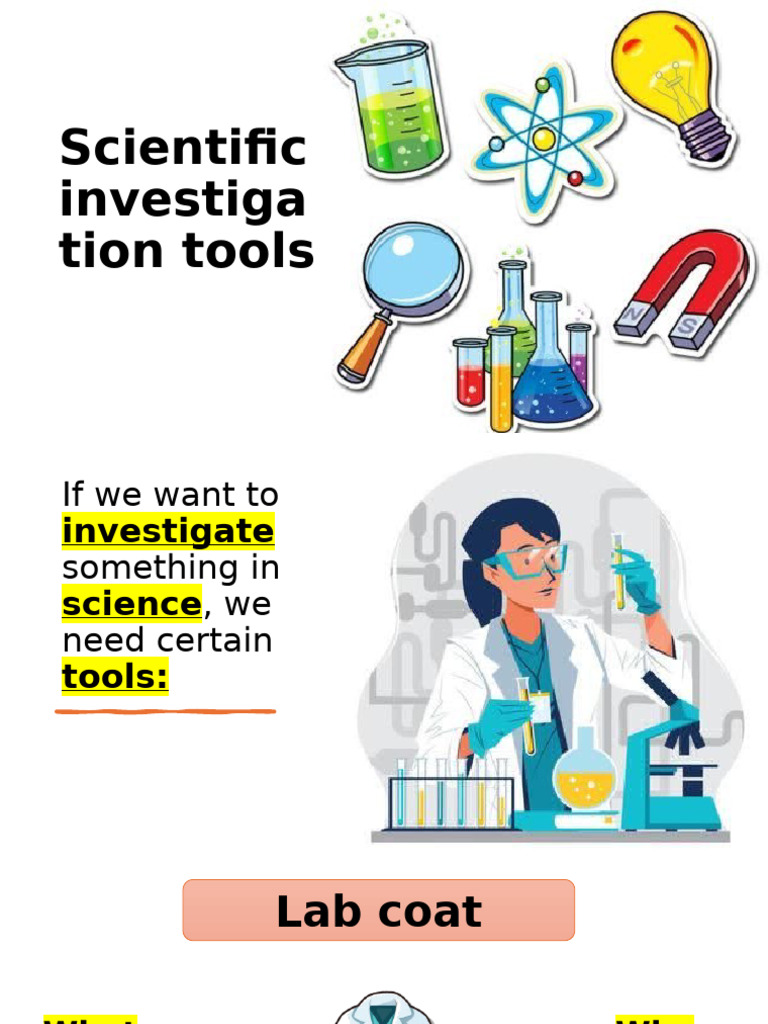 Scientific Investigation Tools | PDF | Applied And Interdisciplinary ...
