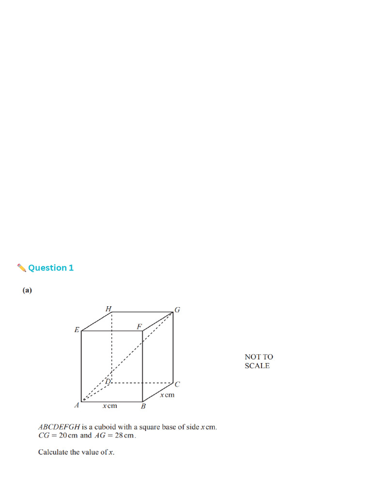 IGCSE Mathematics 0580 Guess Paper 4 | PDF | Triangle | Elementary Geometry