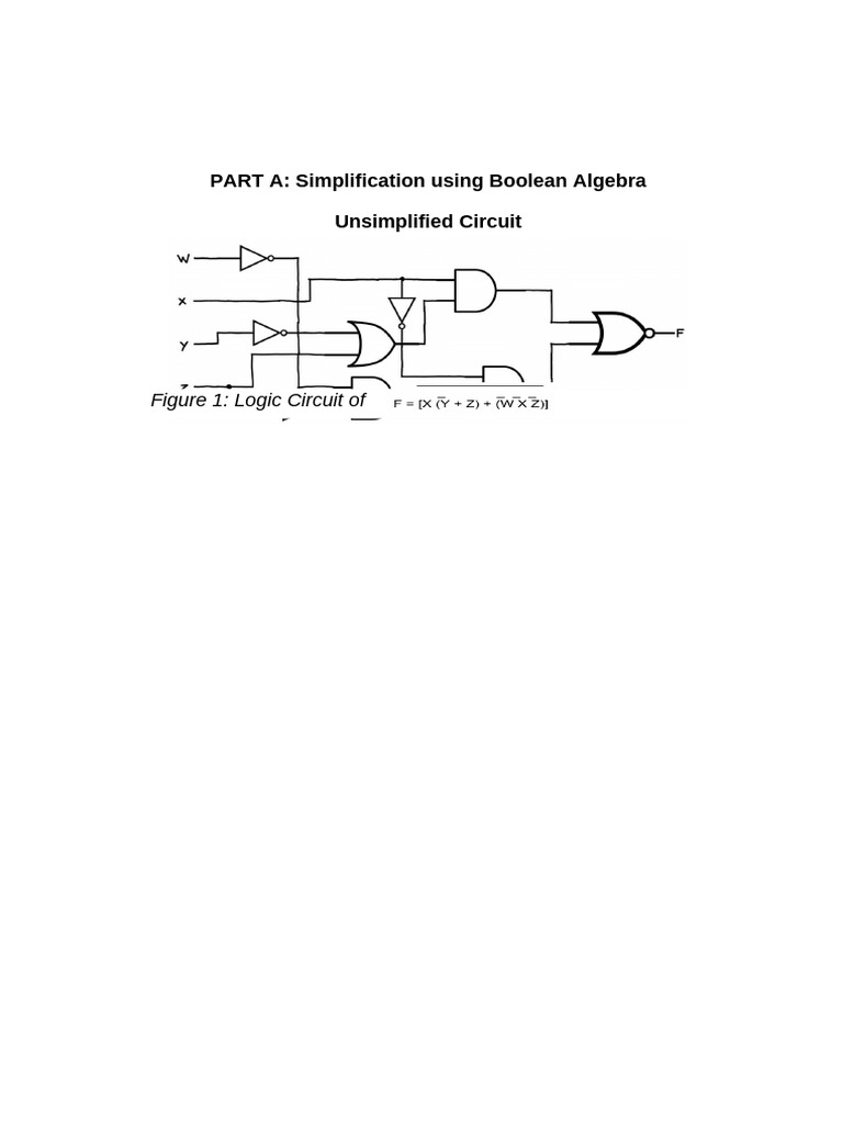 Experiment 4 Simplification of Boolean Expression | PDF