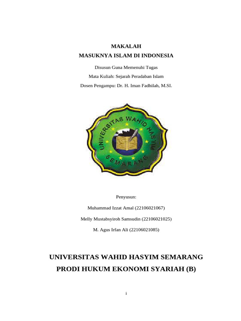 Sejarah Masuknya Islam di Indonesia | PDF