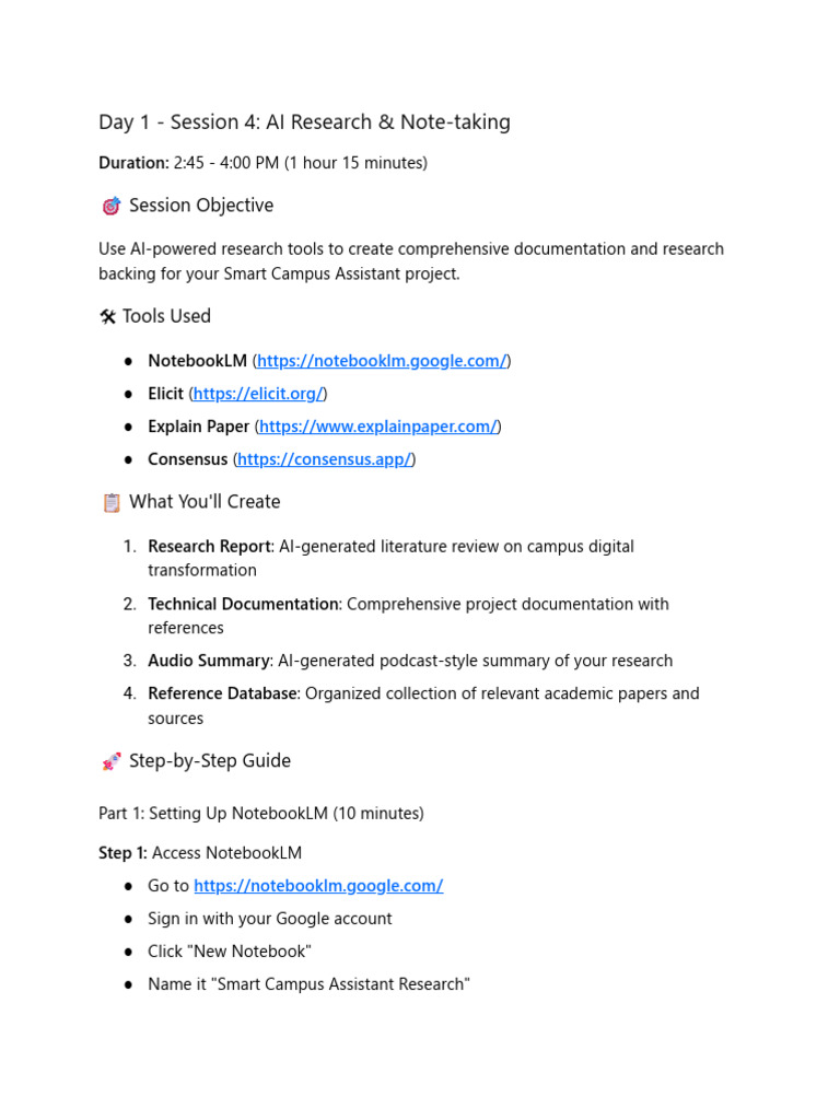 D1S4 - AI Research & Note-Taking | PDF | Information Retrieval | Computing