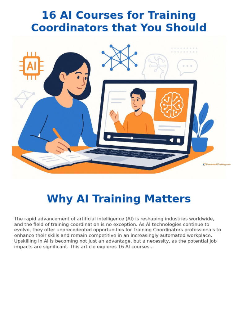 16 Essential AI Courses for 2025 | PDF | Artificial Intelligence ...