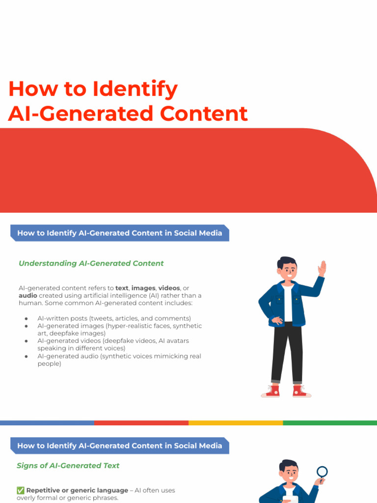 Identify AI-Generated Content Guide | PDF | Artificial Intelligence ...