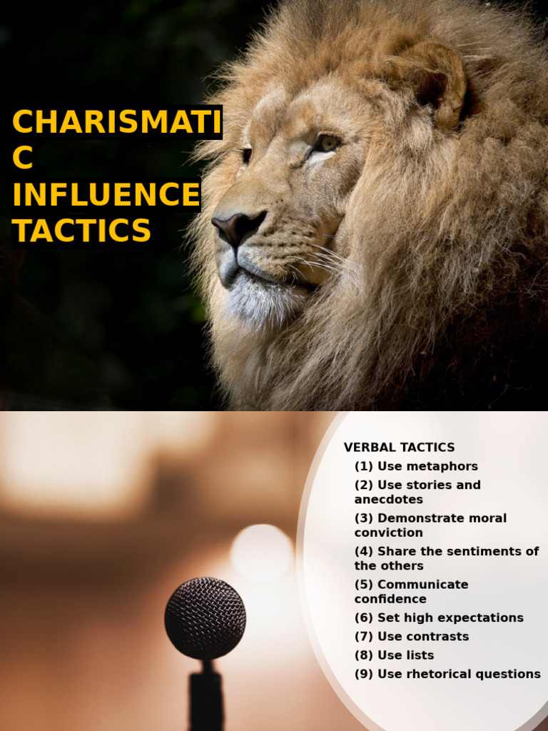 Charismatic Influence Tactics | PDF