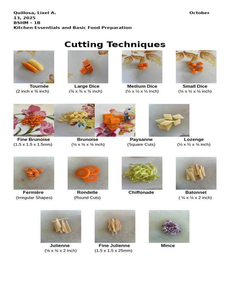 Cutting Techniques | PDF
