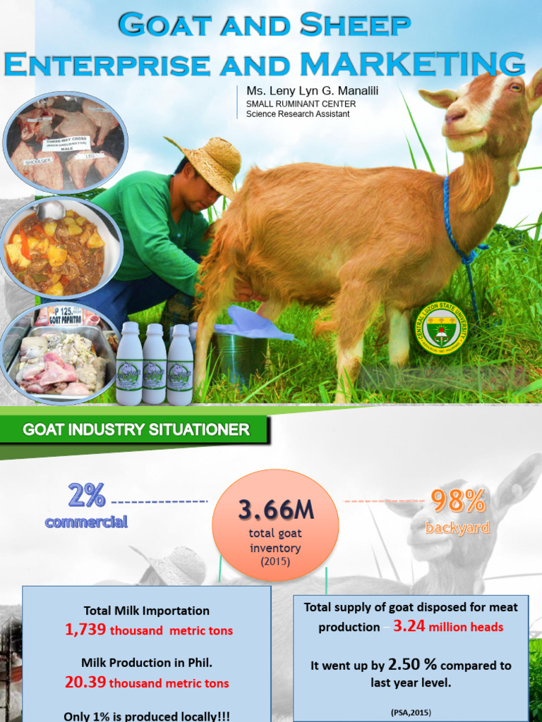 PDF Goat and Sheep Enterprise | PDF | Milk | Goat