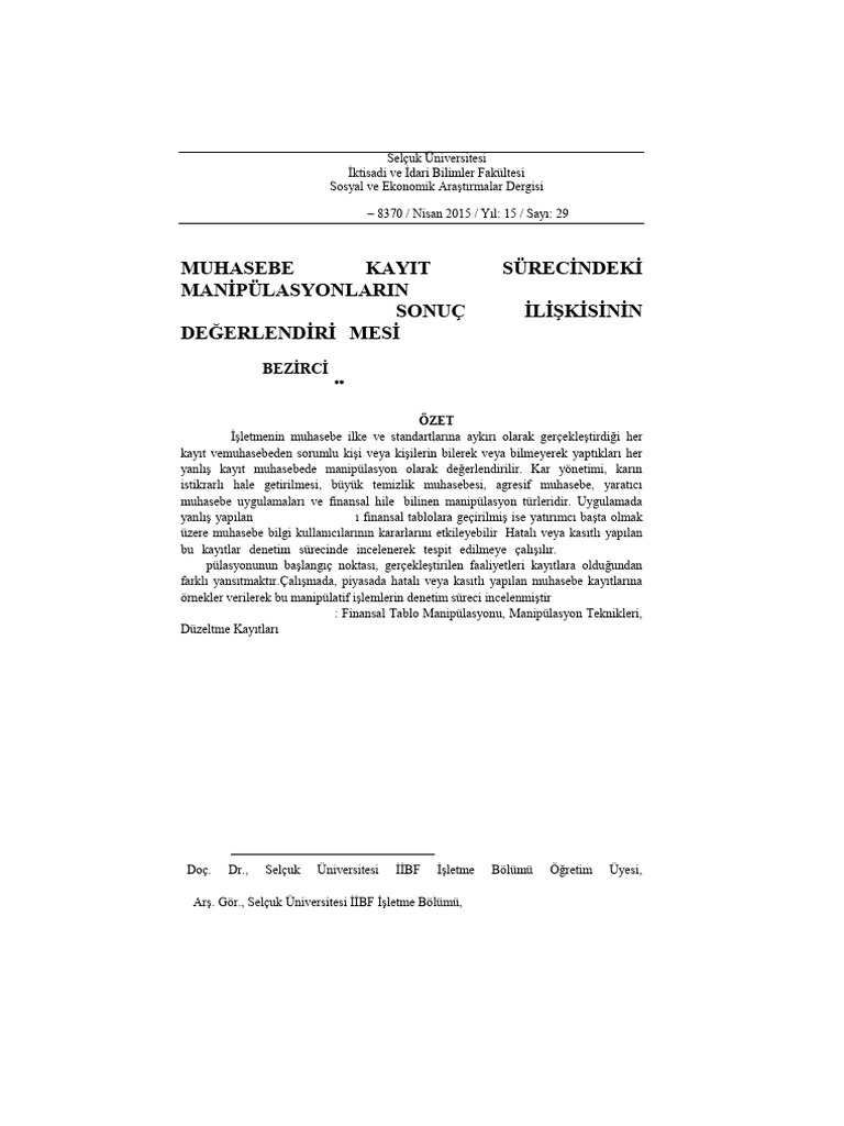 16 Bezirci Ve Karahan | PDF