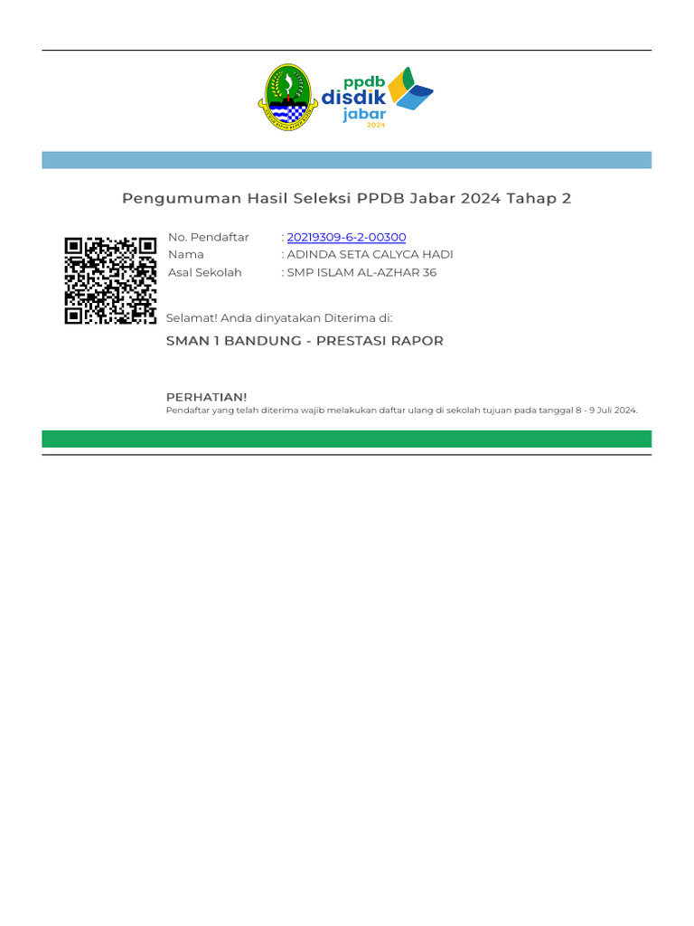 Hasil Seleksi | PDF