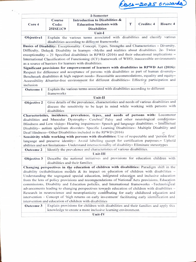 Understanding Disabilities in Education | PDF | Disability | Visual ...