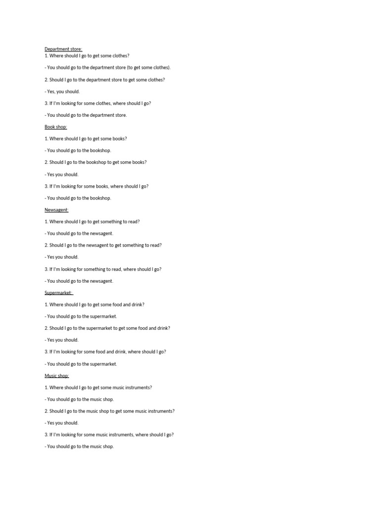 Department Store | PDF