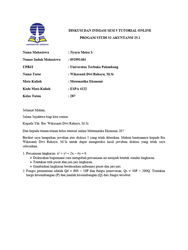 Diskusi Sesi 5 - ESPA4122.287 - 052991484 - Nyayu Meiza S - Upbjj ...