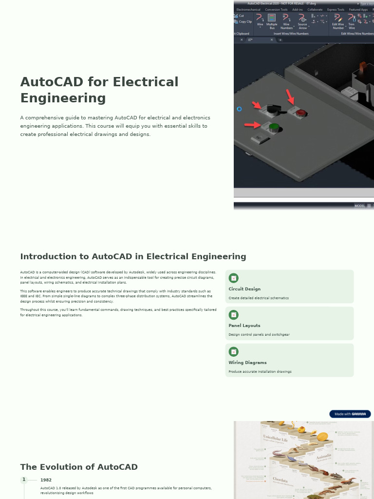 Mastering AutoCAD for Electrical Engineering | PDF | Auto Cad | Shape