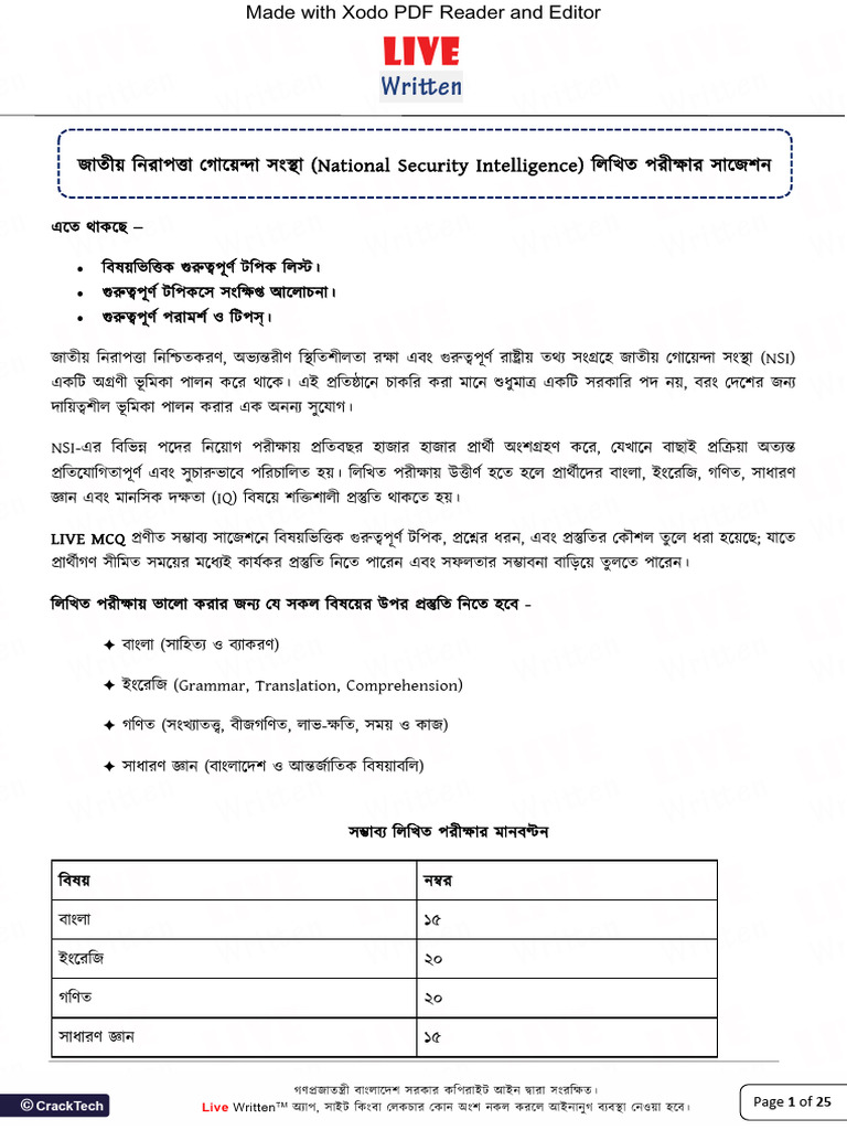 NSI Suggestion | PDF