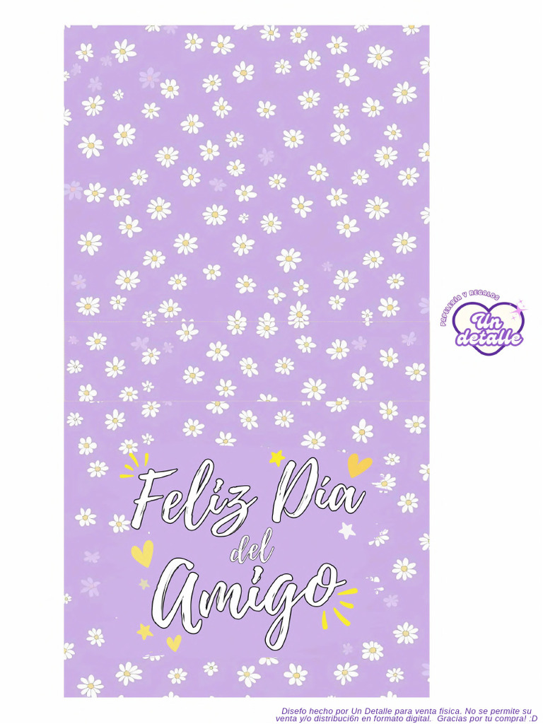 Cajas Día Del Amigo - Un Detalle | PDF