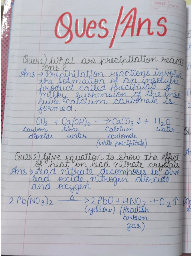 Chemistry Class 8 | PDF