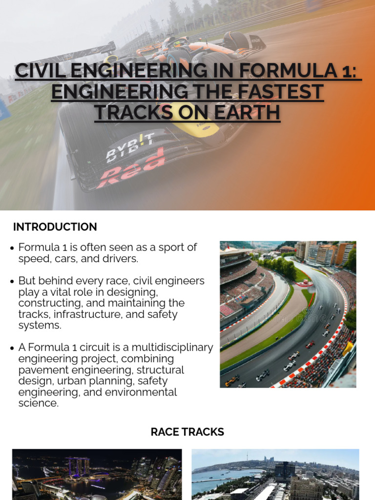 Civil Engineering in Formula 1 Engineering The Fastest Tracks On Earth ...