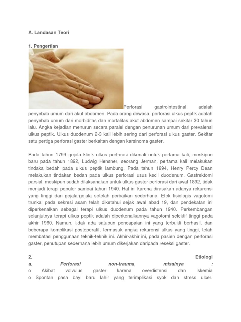 Perforasi Gaster | PDF