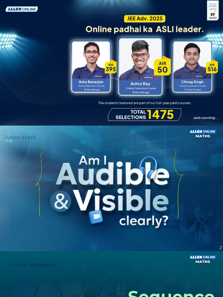 Sequence and Series 03-01 | PDF | Summation | Discrete Mathematics