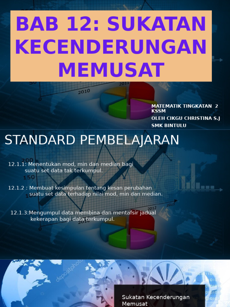 Bab 12 Sukatan Kecenderungan Memusat Subtopik 12.1.1 - 12.1.3 | PDF