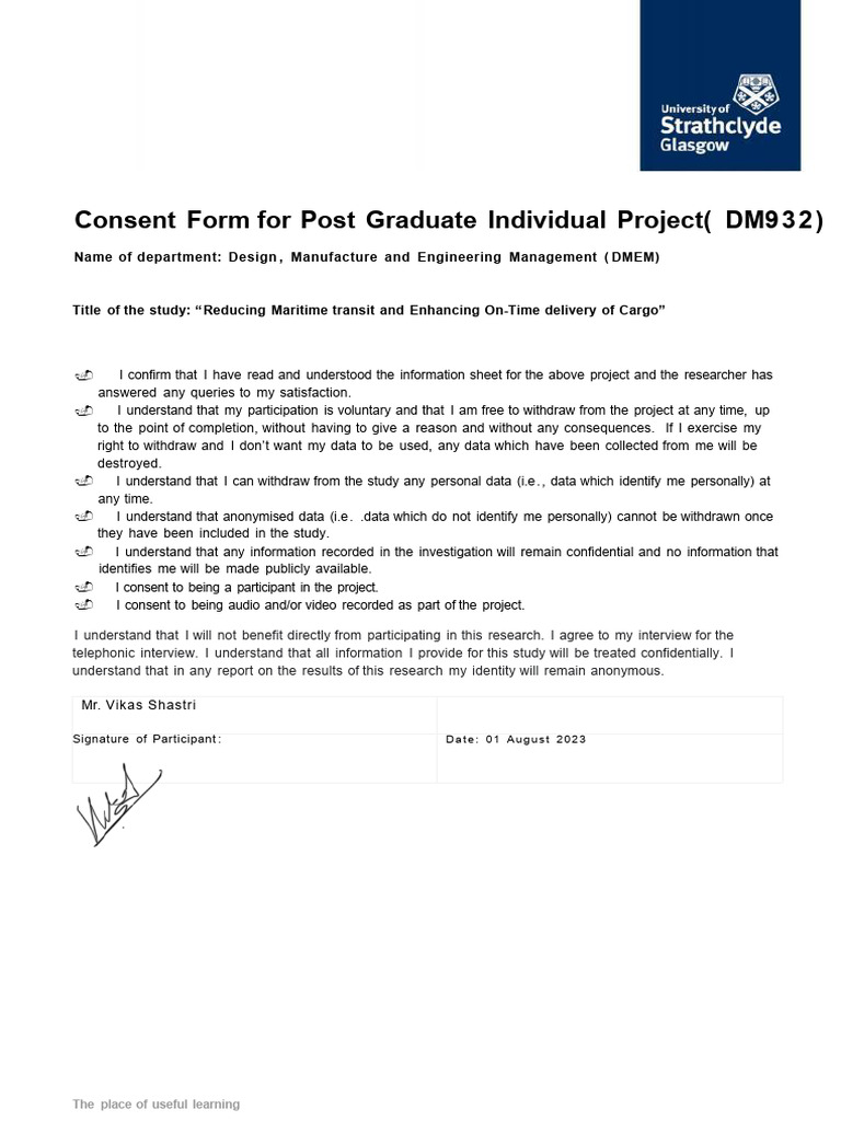Consent Form (Signed) 2 | PDF