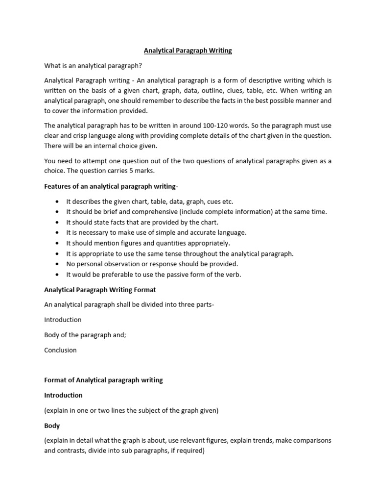 Analytical Paragraph Class 10 New | PDF | Poverty | Poverty & Homelessness