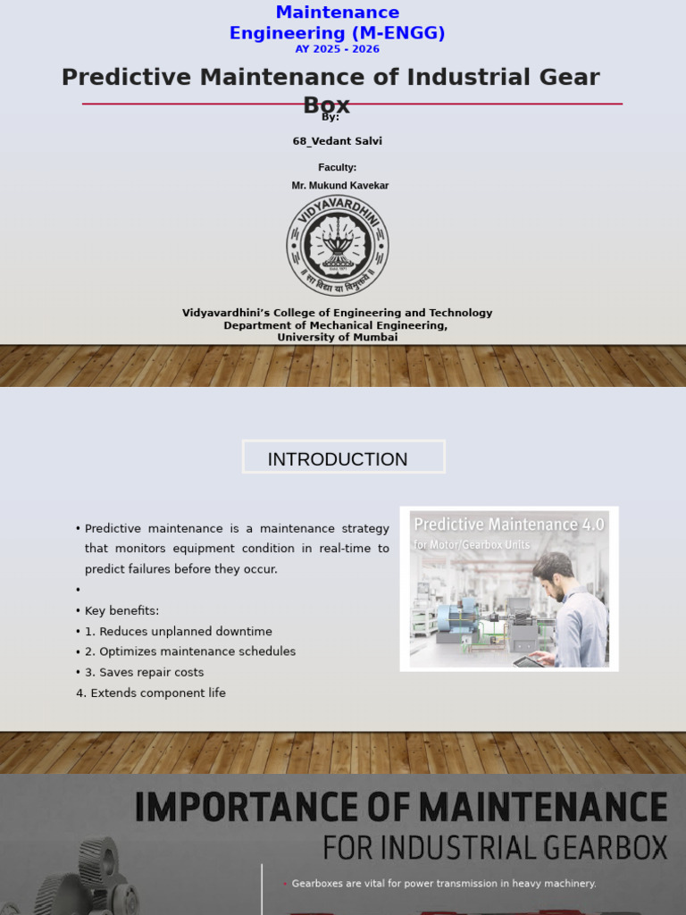 Predictive Maintenance | PDF | Systems Engineering | Mechanical Engineering