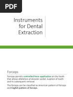 Types of Dental Extraction Forceps | PDF | Tooth | Beak