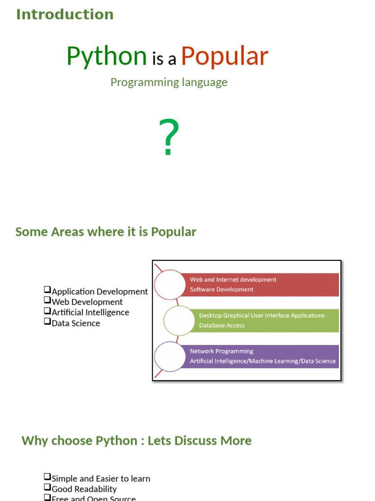 Presentation1 Unit1 Student | PDF | Python (Programming Language ...
