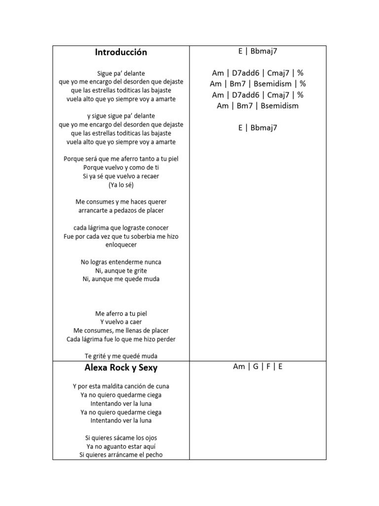 Canciones | PDF
