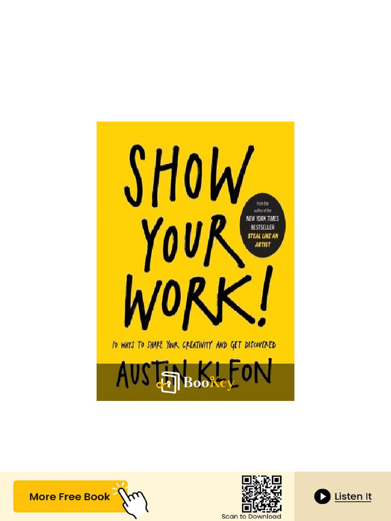Show Your Work! Creative Sharing Guide | PDF | Creativity | Narrative