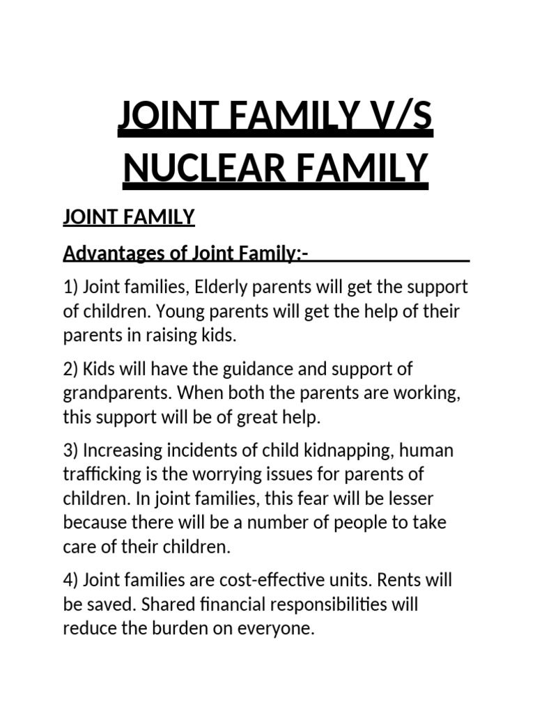Joint Family vs Nuclear Family _0e71c47c-Cb0c-4471-Ab98-Cb78e9087d81 ...