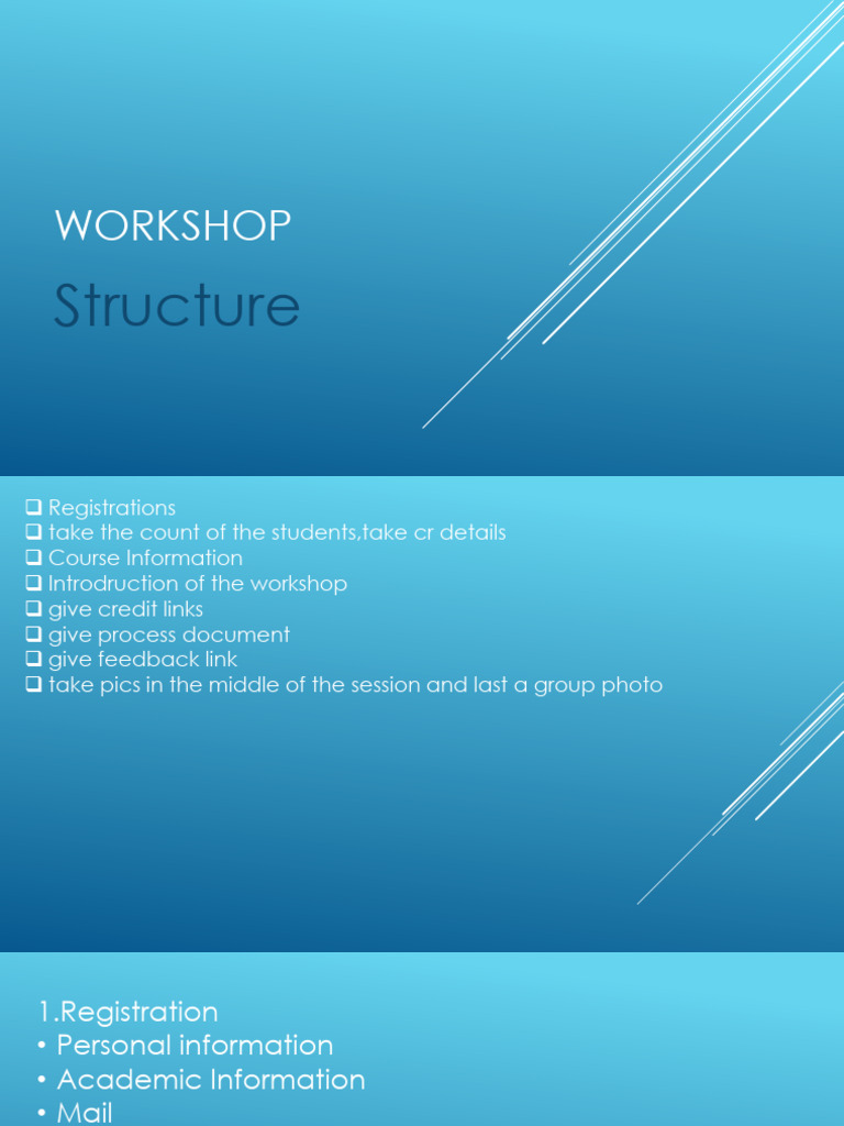 Workshop | PDF