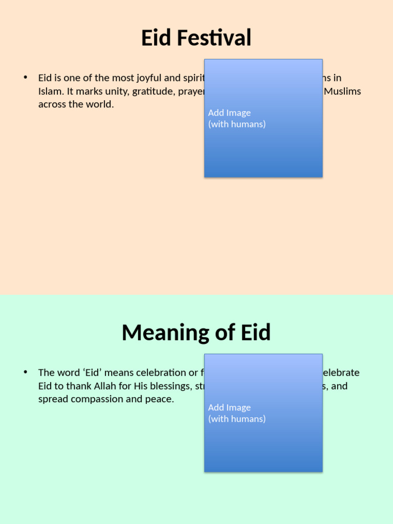 Eid Presentation Dense Colorful | PDF