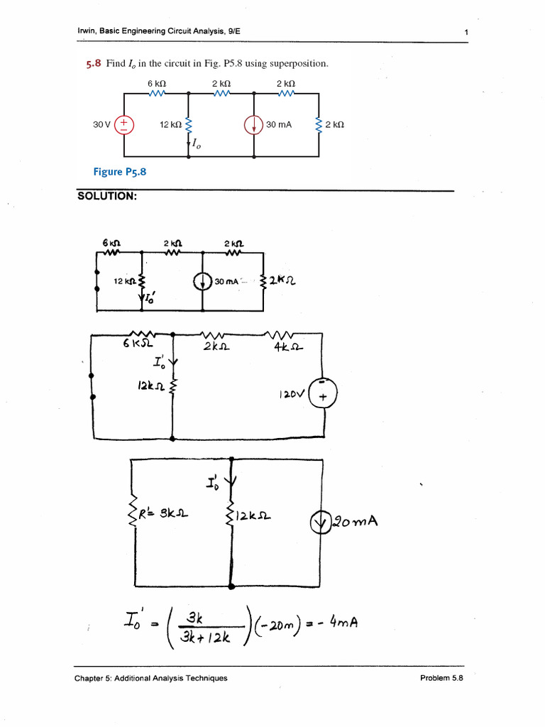 Superposition Practice Problems | PDF