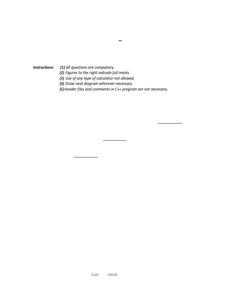 Computer Science I Mid Term | PDF | C++ | Variable (Computer Science)