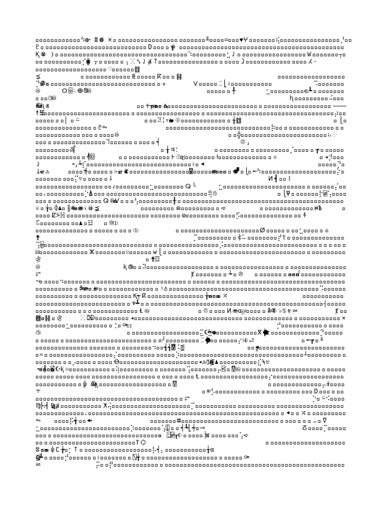 Unreadable Text Document Analysis | PDF