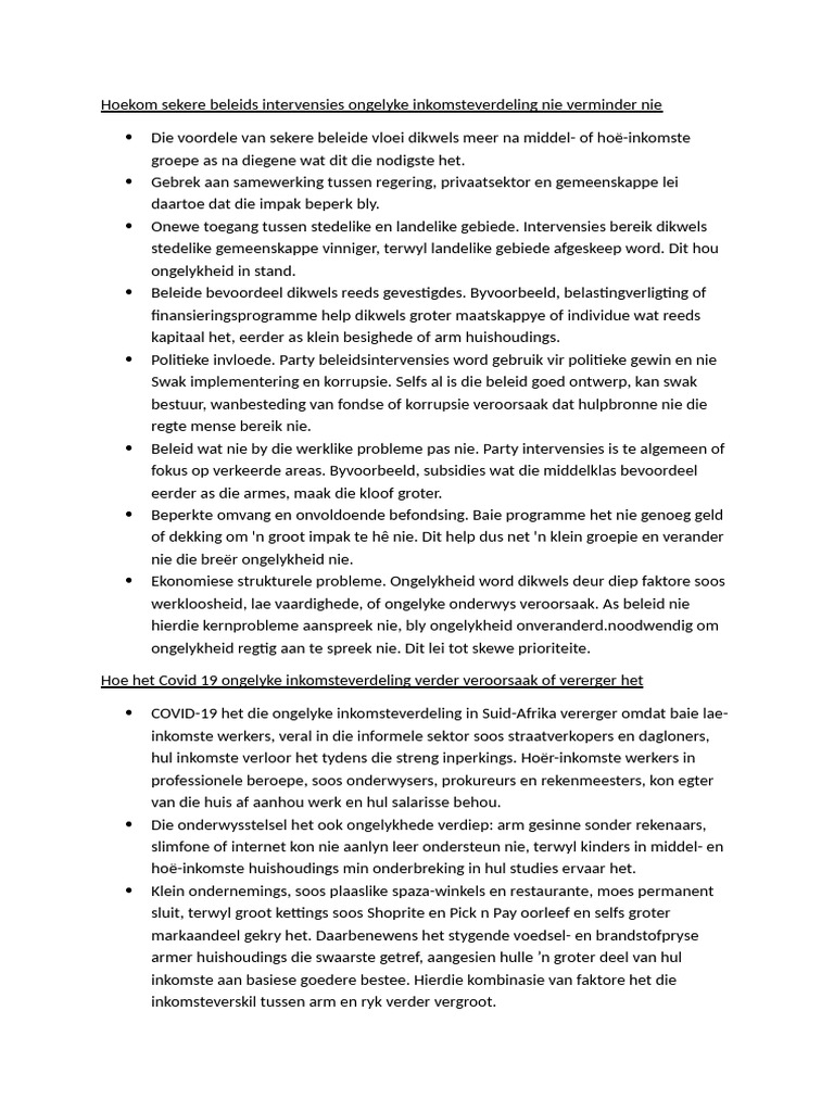 Ekon Opdrag Nuwe 2025 | PDF