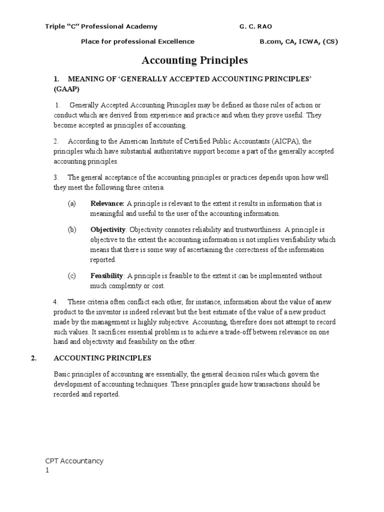 Accounting Principles | PDF | Debits And Credits | Accounting