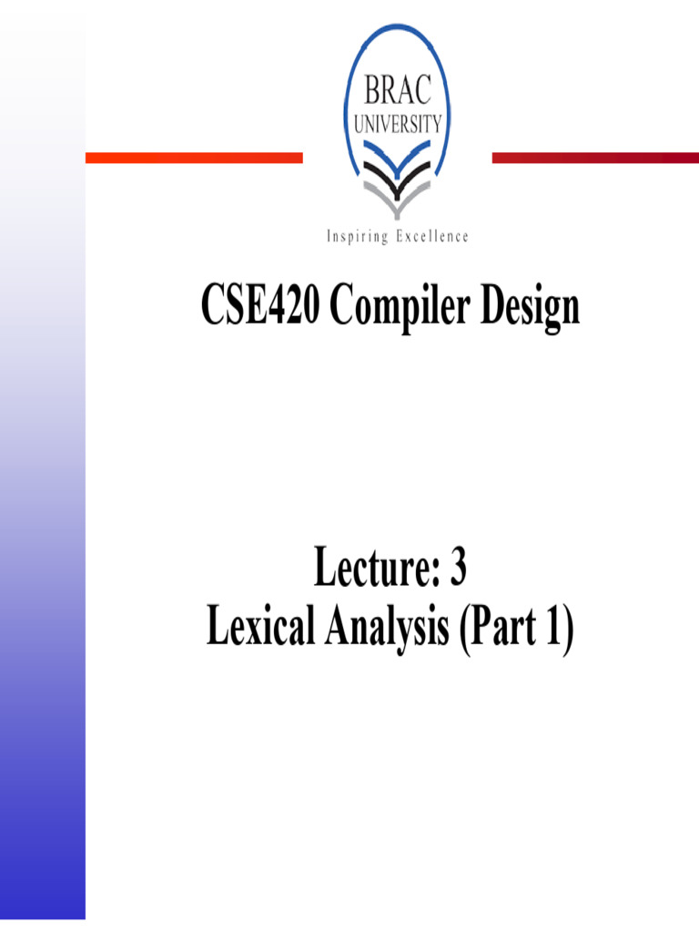 Lecture02 01 Lexical Analysis | PDF | Regular Expression | Computing
