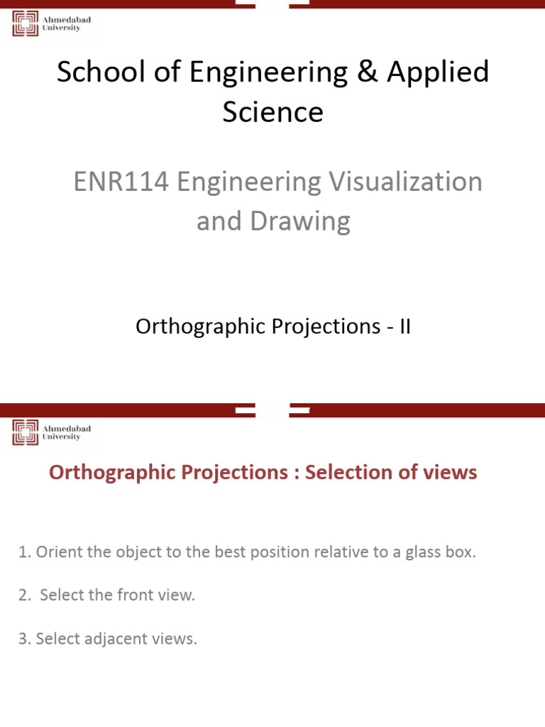 Orthographic Projections Guide for Engineers | PDF
