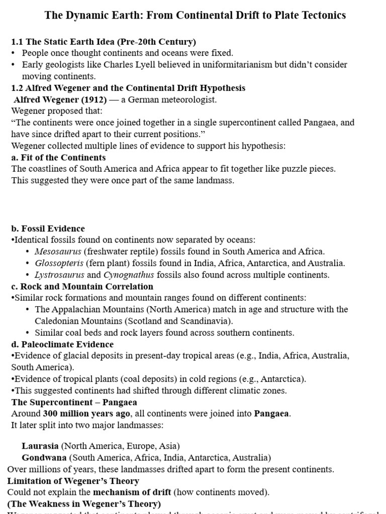 Plate Tectonics | PDF | Plate Tectonics | Geology