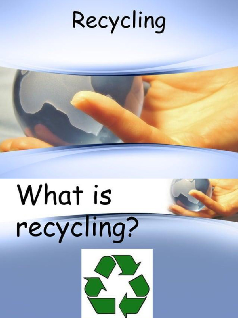 Recycling Homework | PDF