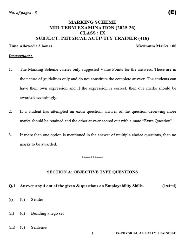 Ix - Physical Activity Trainer - Doc-E | PDF | Physical Fitness | Well ...
