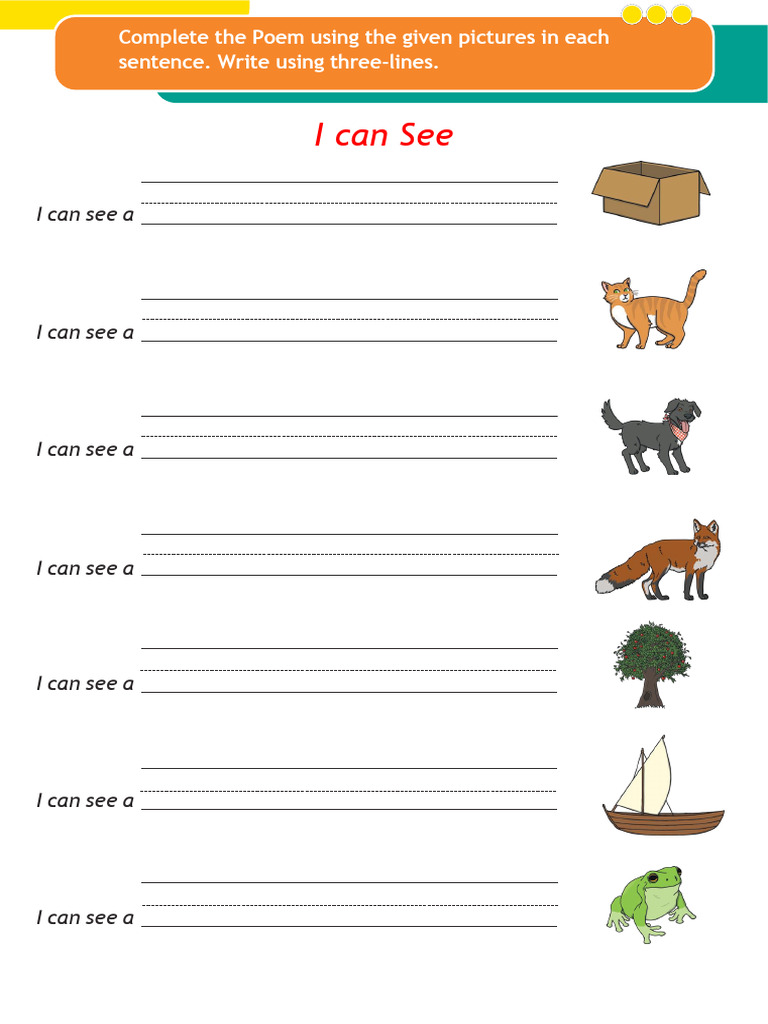 Poem Completion and Rhyming Activity | PDF