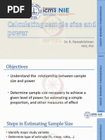 OpenEpi Sample Size Calculator Guide | PDF | Standard Error | Sampling ...